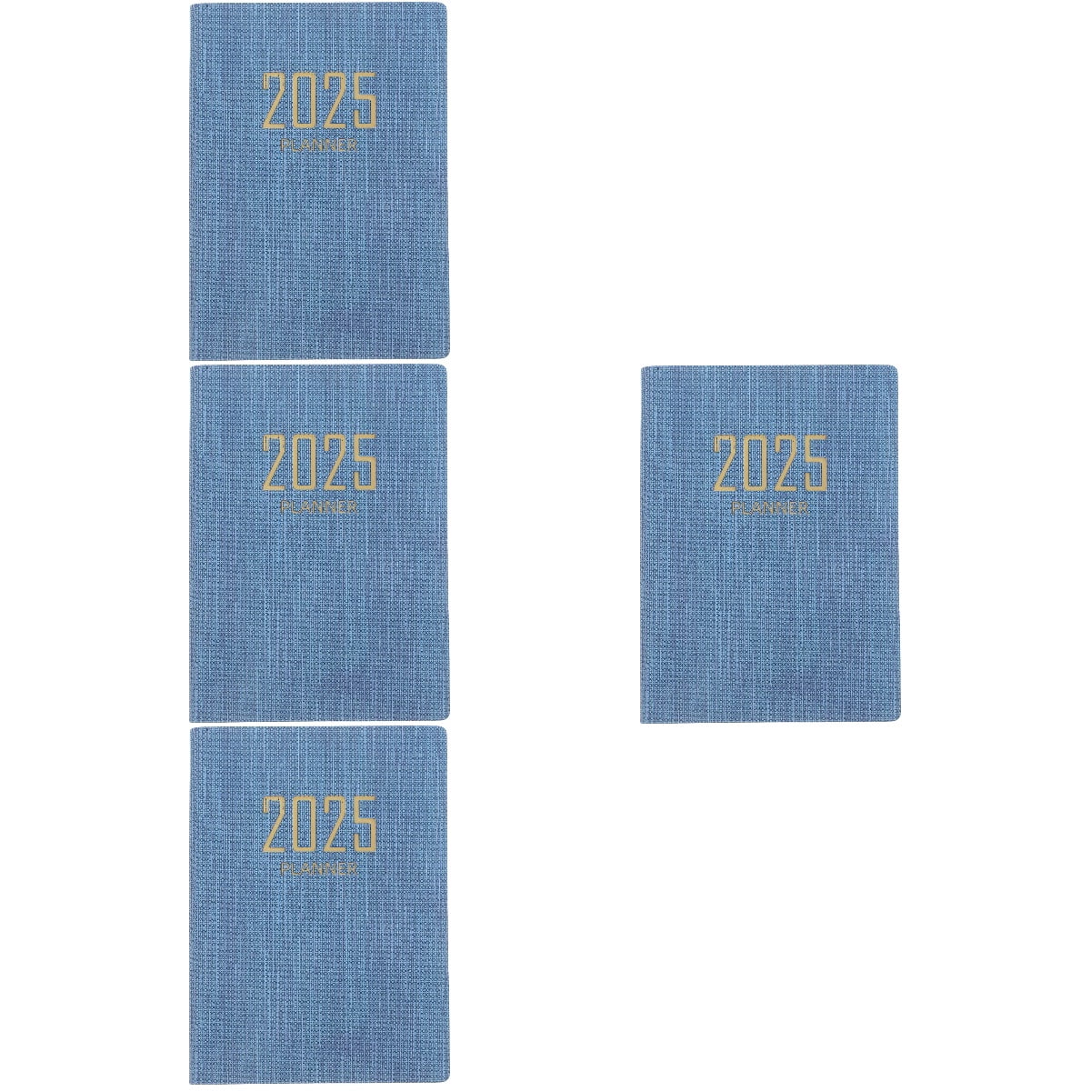 4 PCS Mini Agenda Book Work 10.60X7.80X0.80CM Blue - Walmart.com