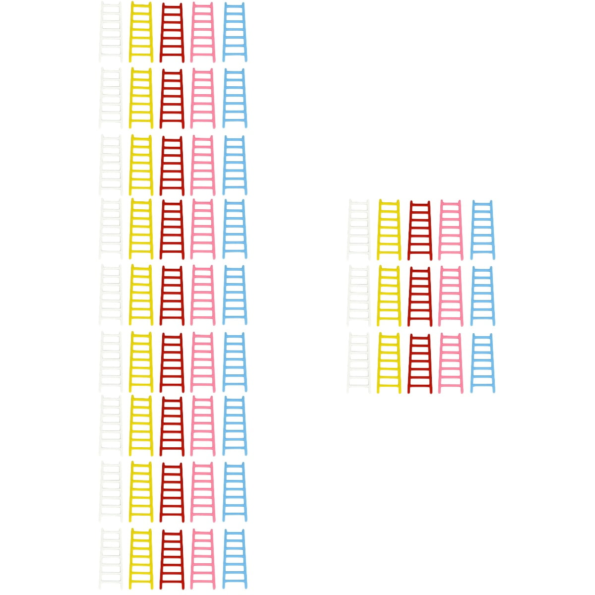 4 PCS Mini Ladder Cake Doll House Realistic Miniature Adornment ...