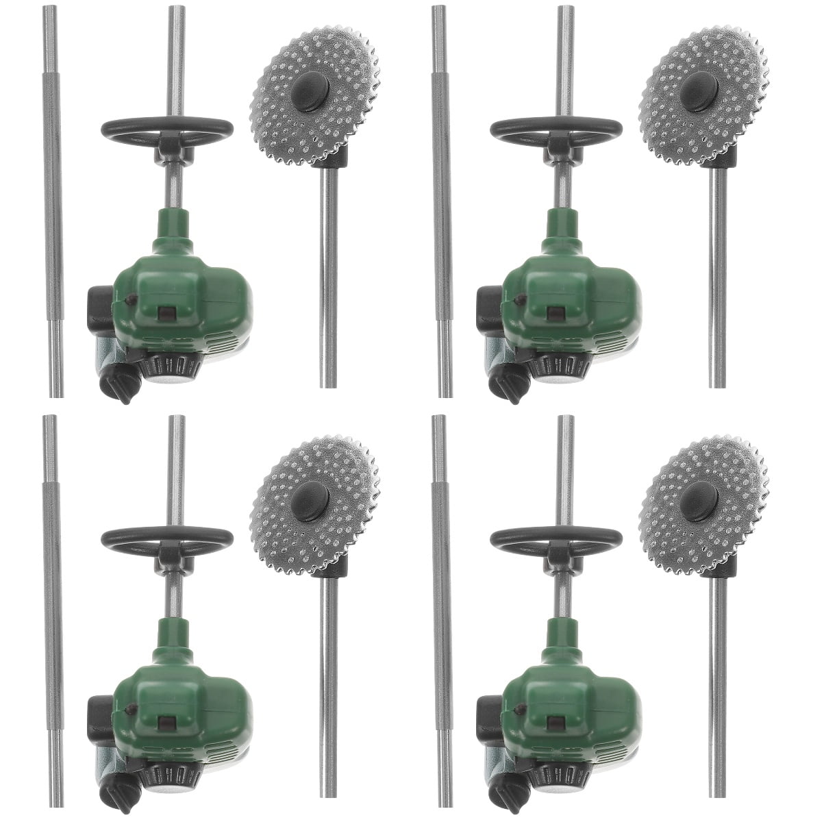 4 PCS Mini Lawn Mower Miniature Lawn Mower for Miniature Display 13x2 ...