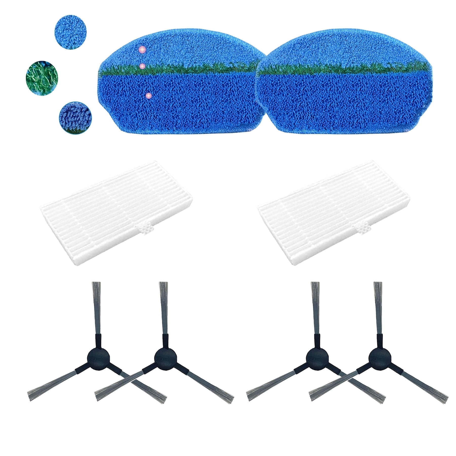 4 PCS Mopping Clothes Parts for MAMNV/ZCWA BR150/BR151 MANVINS G20 ...