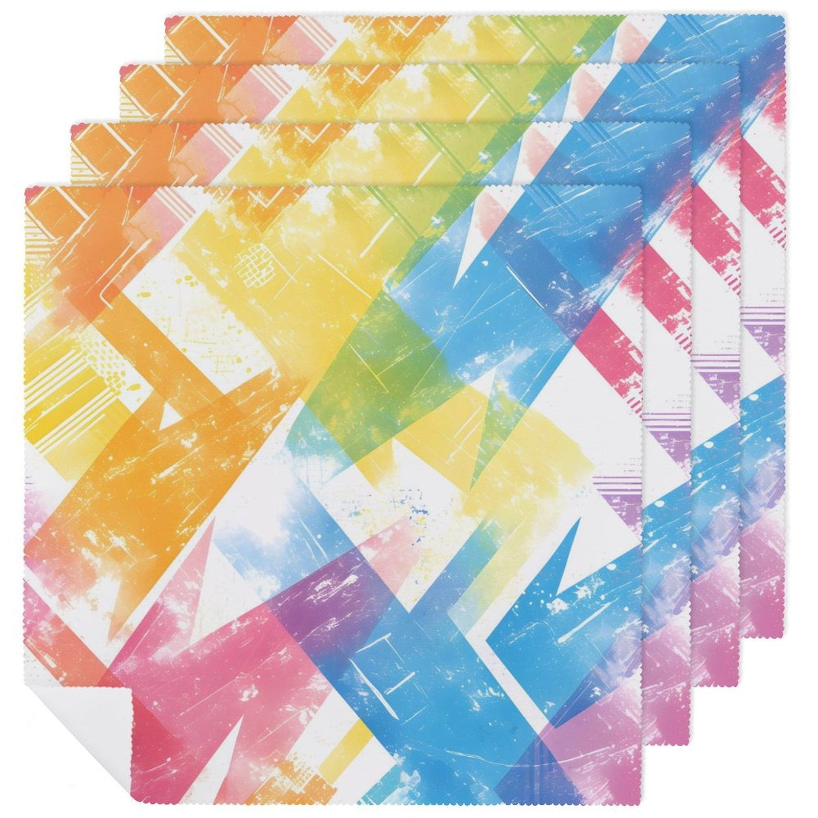 4 PCS Napkin Cloth 18.7in A Wide Range Of Uses Not Fade Not Ball For ...