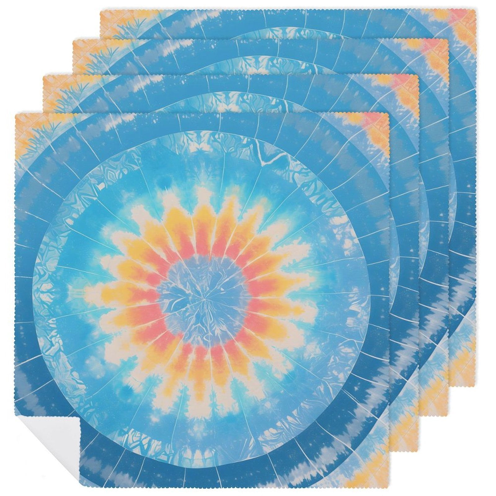 4 PCS Napkin Cloth 18.7in A Wide Range Of Uses Not Fade Not Ball For ...