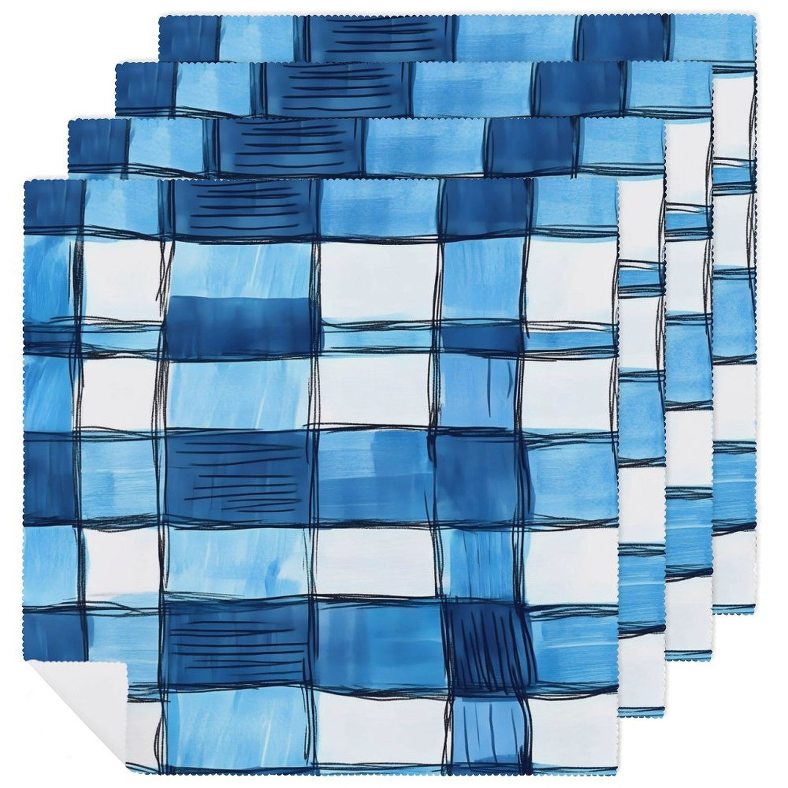 4 PCS Napkin Cloth 18.7in A Wide Range Of Uses Not Fade Not Ball For ...