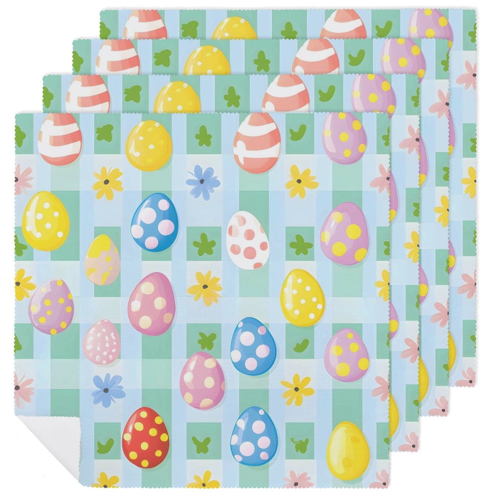 4 PCS Napkin Cloth 18.7in A Wide Range Of Uses Not Fade Not Ball For ...