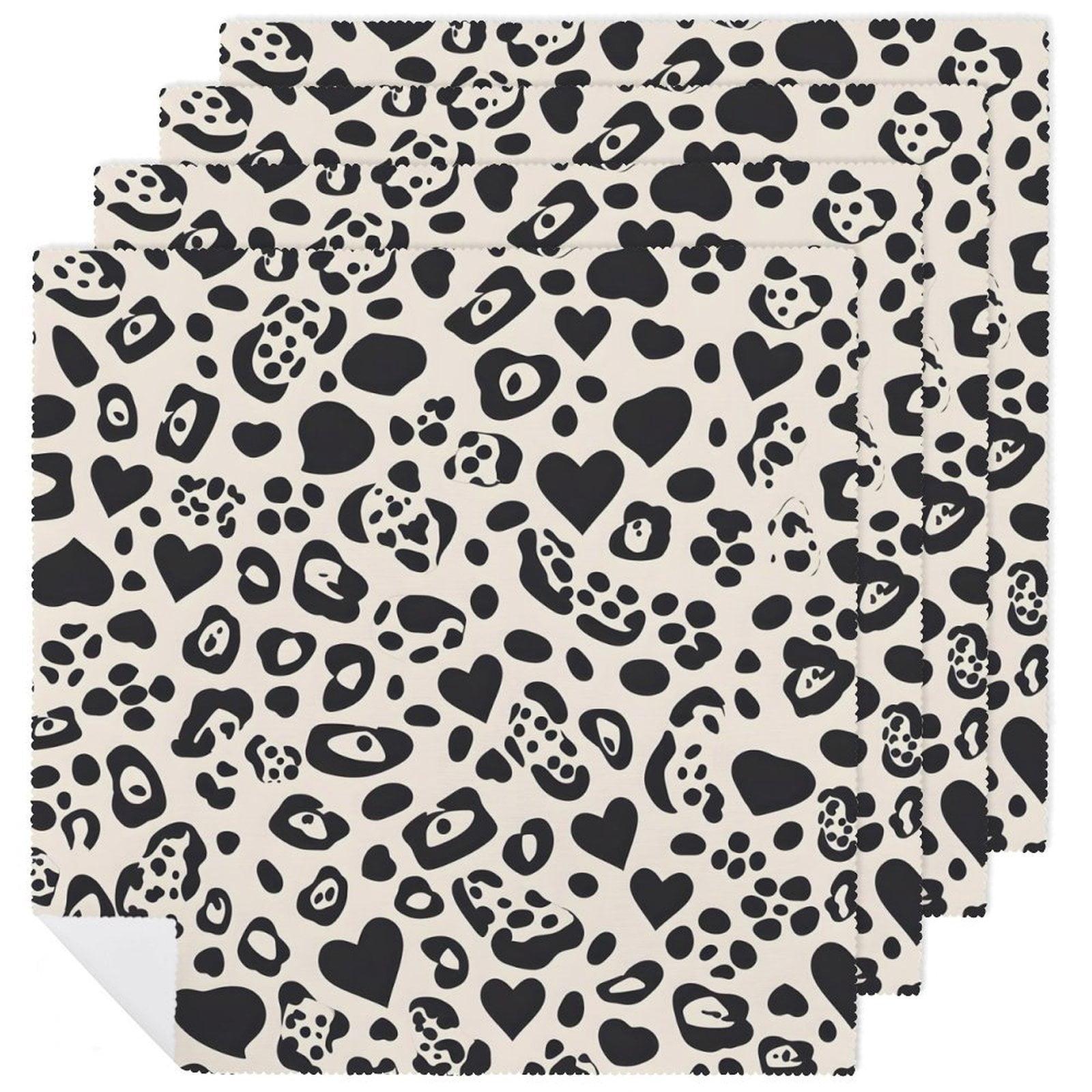 4 PCS Napkin Cloth 18.7in A Wide Range Of Uses Not Fade Not Ball For ...