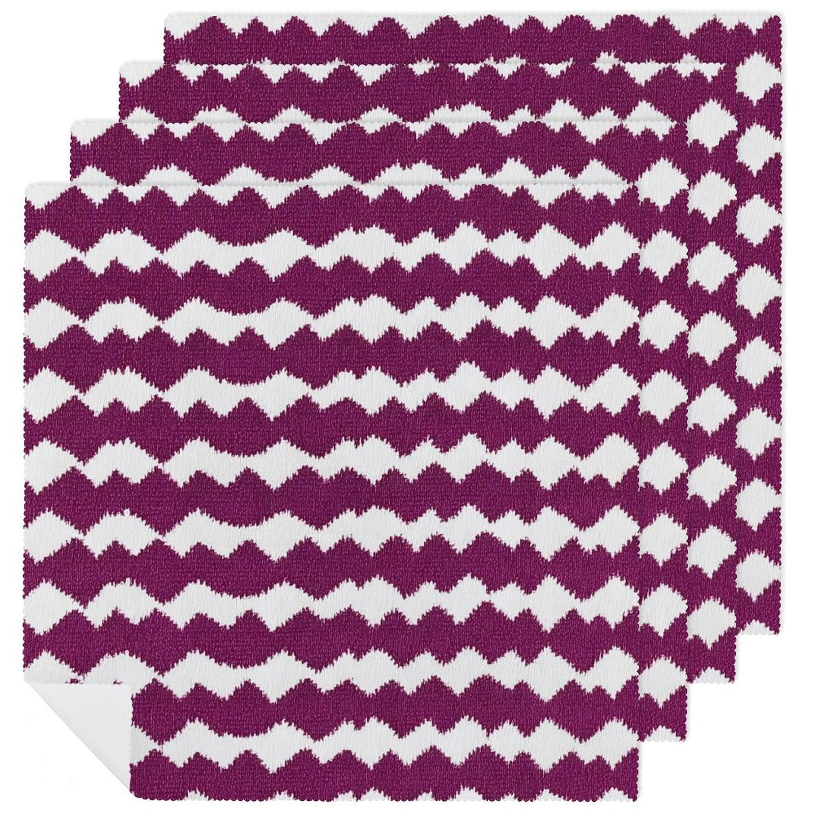 4 PCS Napkin Cloth 18.7in A Wide Range Of Uses Not Fade Not Ball For ...