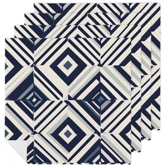 4 PCS Napkin Cloth 18.7in A Wide Range Of Uses Not Fade Not Ball For ...