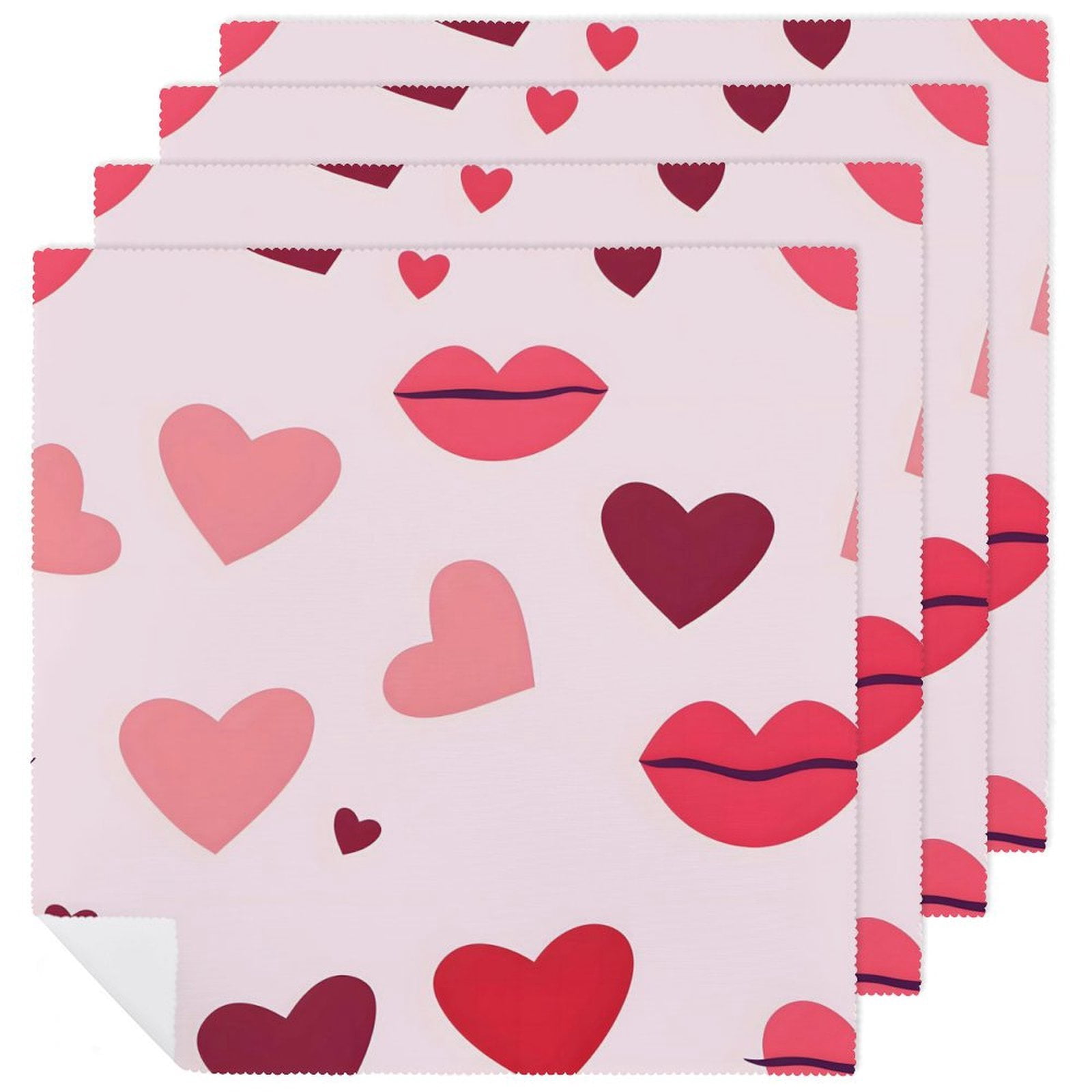 4 PCS Napkin Cloth 18.7in A Wide Range Of Uses Not Fade Not Ball For ...