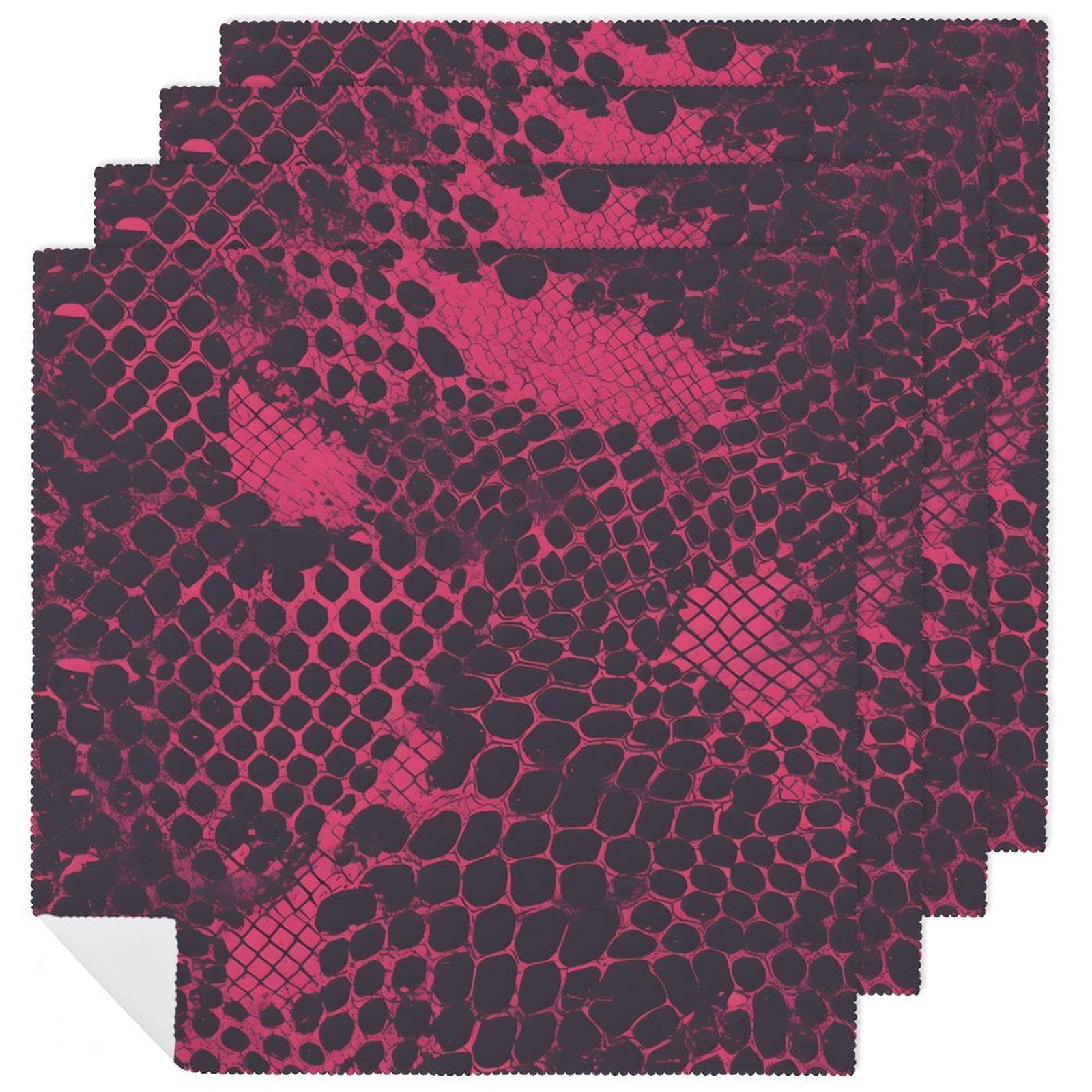 4 PCS Napkin Cloth 18.7in A Wide Range Of Uses Not Fade Not Ball For ...
