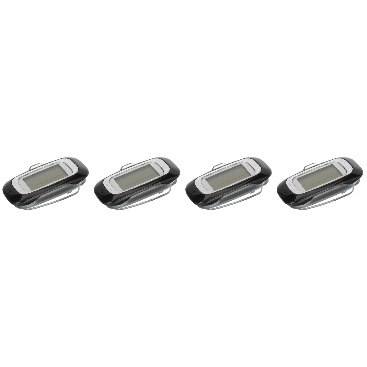 4 PCS Pedometer for Fitness Hiking Walking Counter Step Clip - Walmart.com