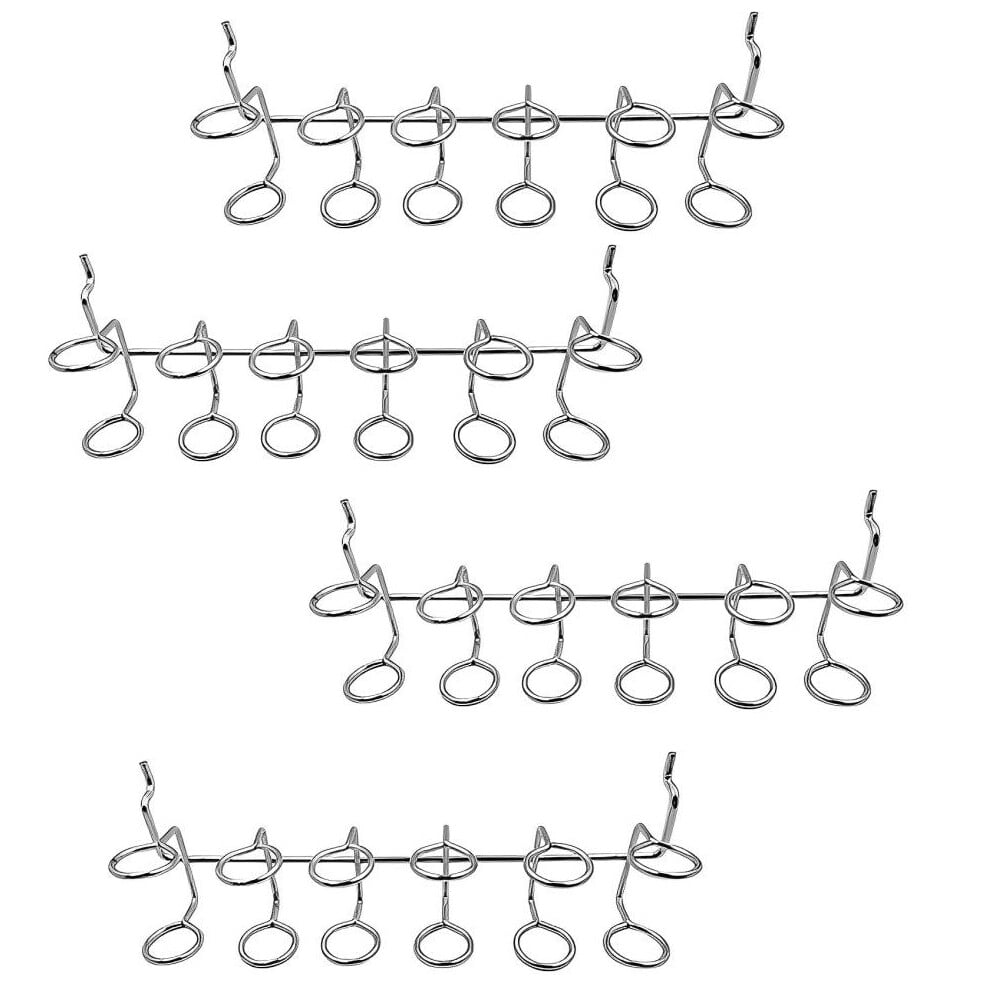 4 PCS Pegboard Screwdriver Holders Peg Board Organizer, Multi Ring Tool ...