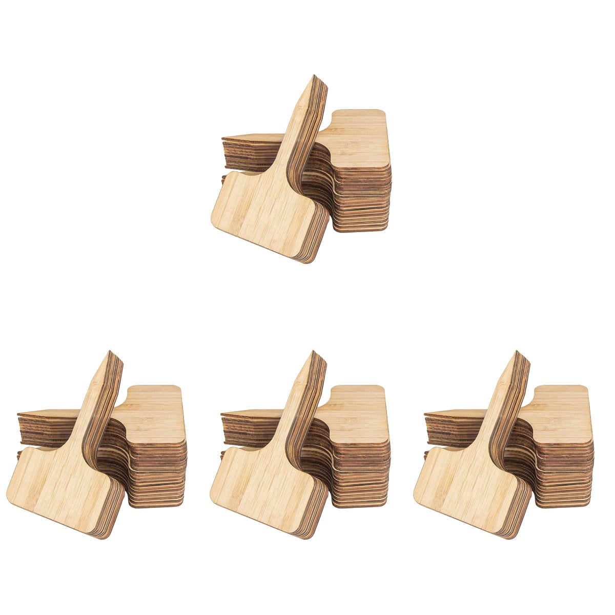 4 PCS Plant Label Garden Name Tag Plates for Plants Tags Stakes ...