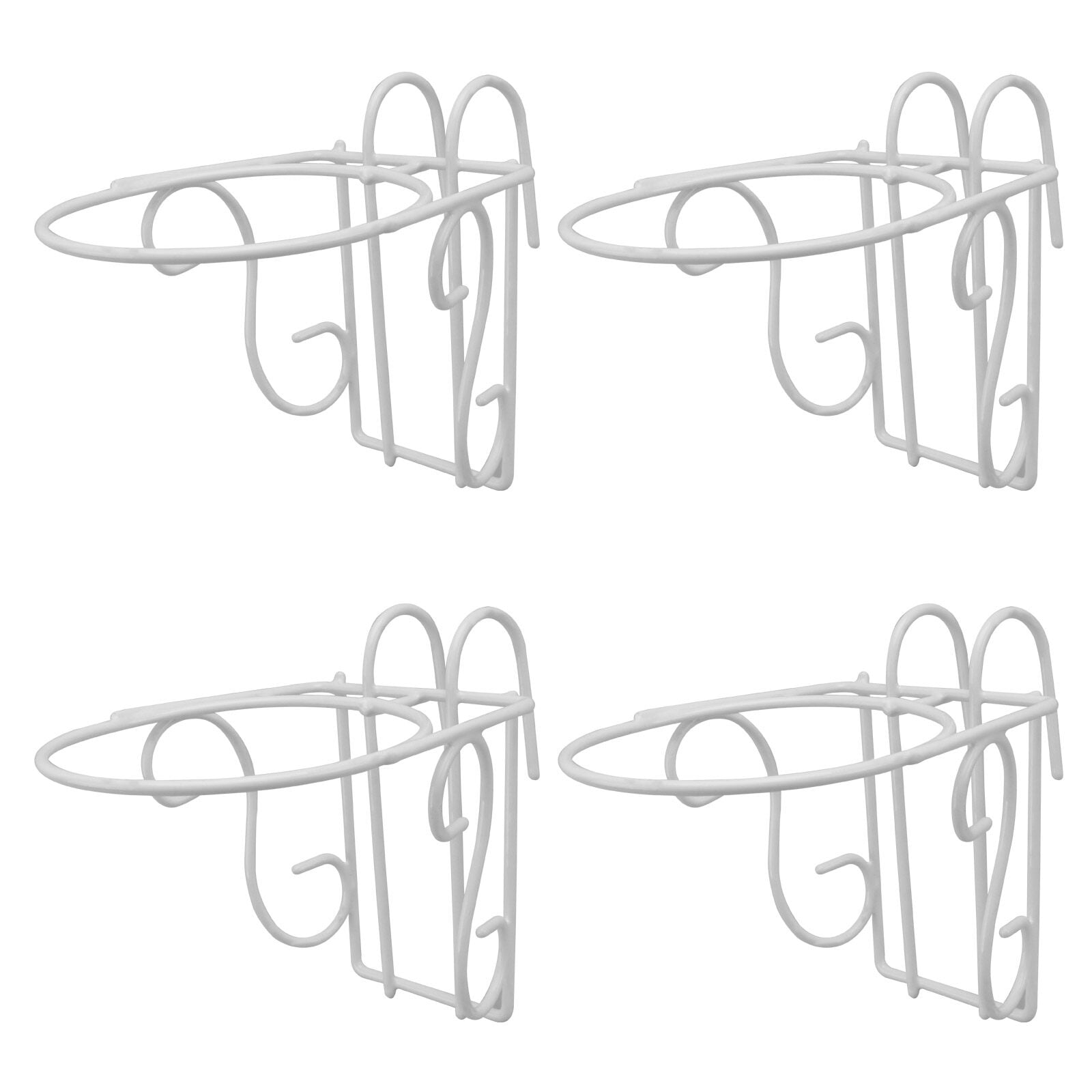 4 PCS Planters Flower Pot Hanger Beautiful Orchid Display Stand ...