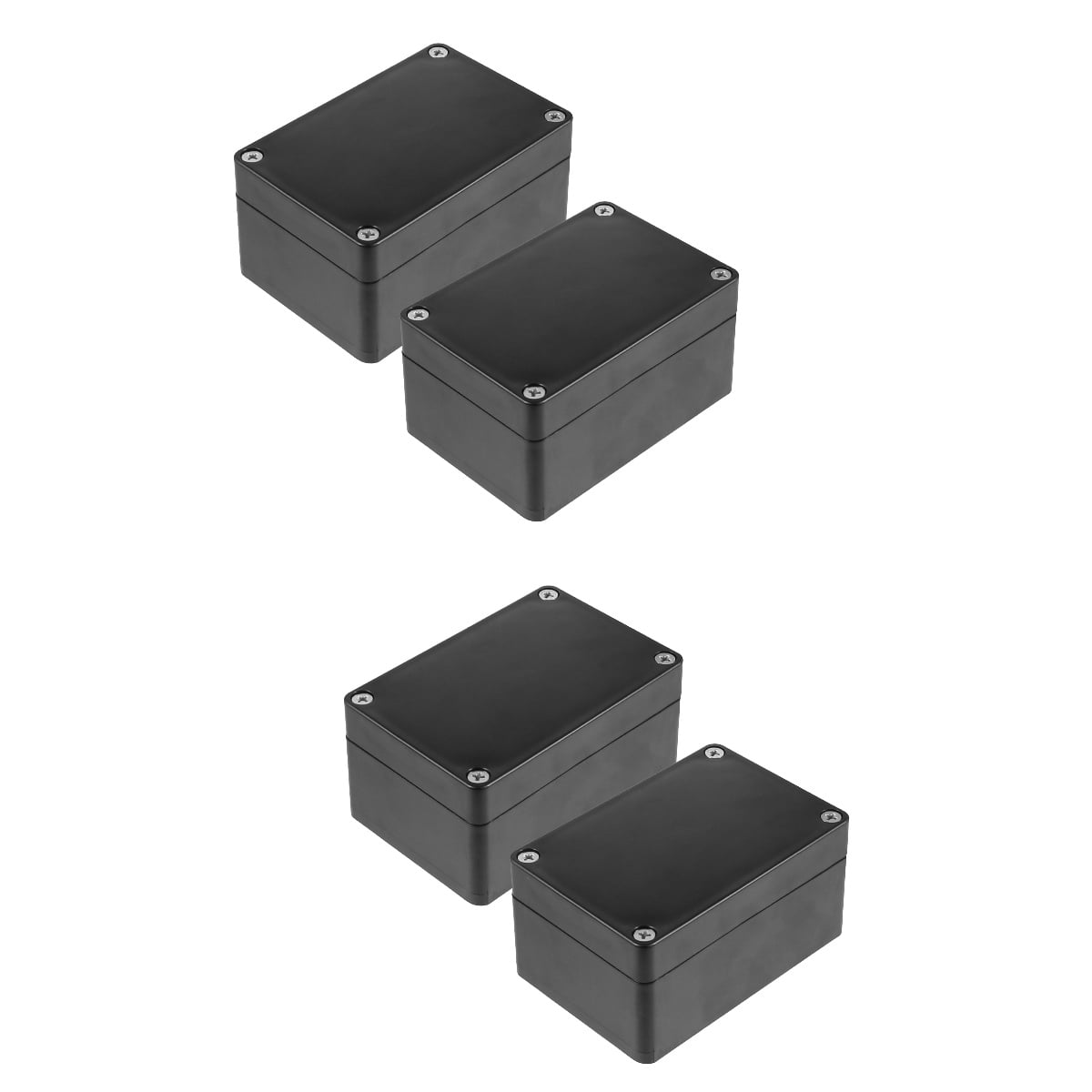4 PCS Plastic Waterproof Cover Electronic Project Instrument Enclosure ...