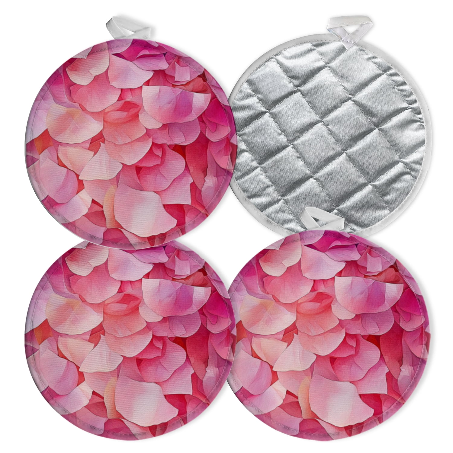 4 PCS Pot Holders for Kitchen,Potholders Sets with Hook for Oven ...