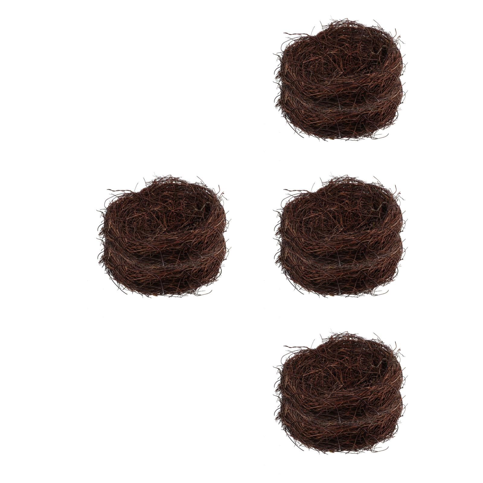 4 PCS Rattan Bird Nest Nesting Feeder Window Birdcage Cages - Walmart.com