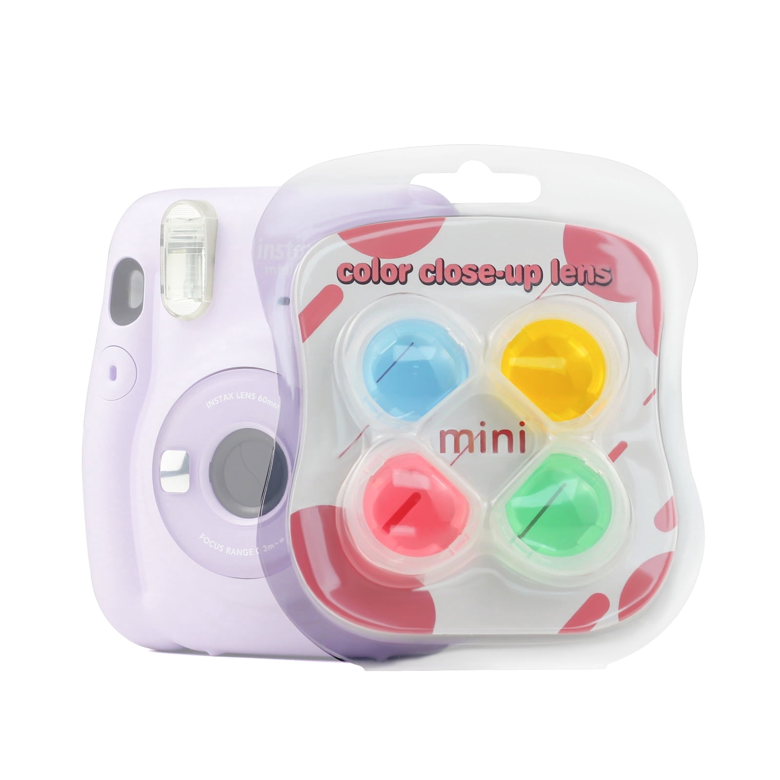4 PCS / Set Jelly Four Colors Camera Filter for Fujifilm Instax mini 11 ...