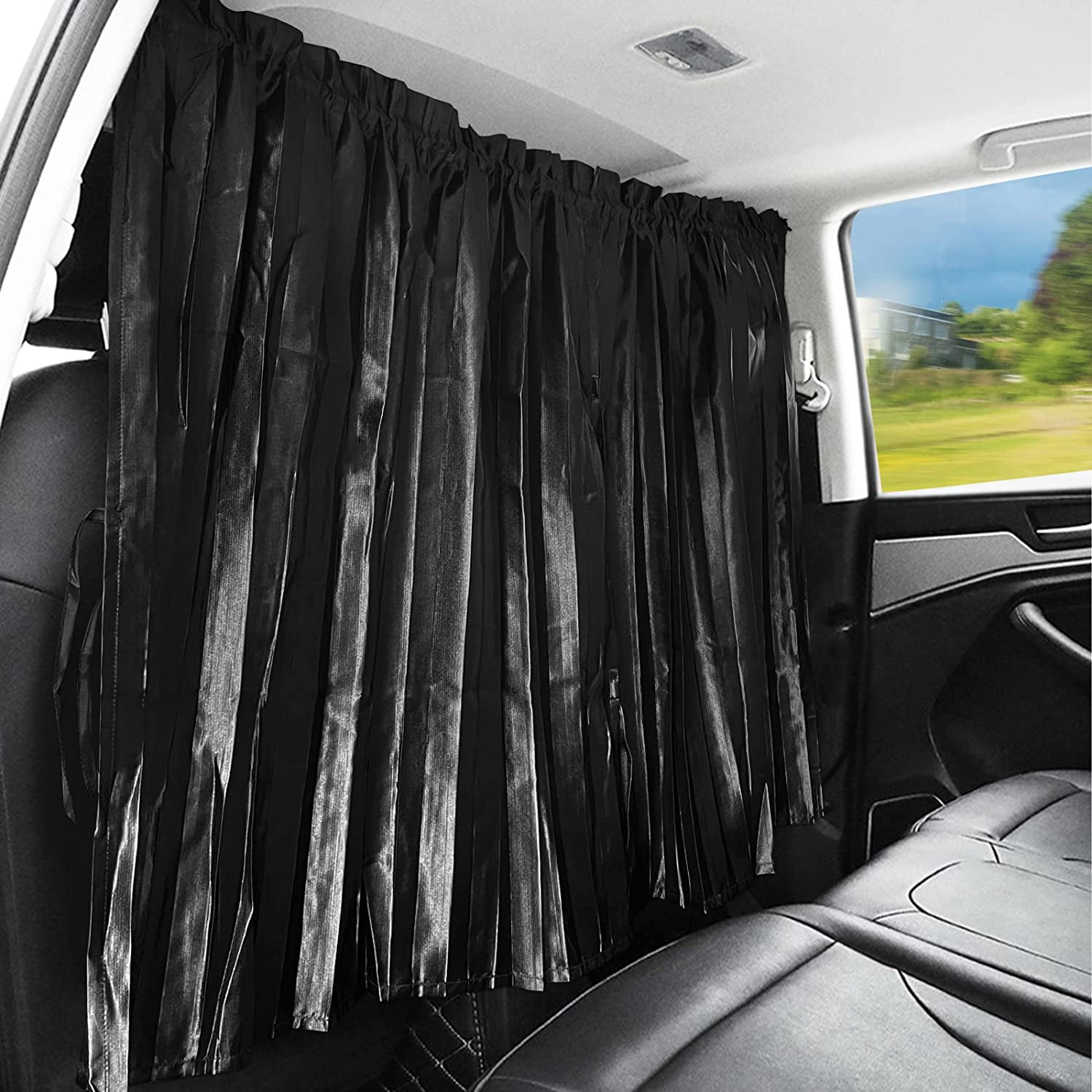 4 PCS Side Window Sun Shade Black Privacy Sunshade - Magnetic Curtain ...