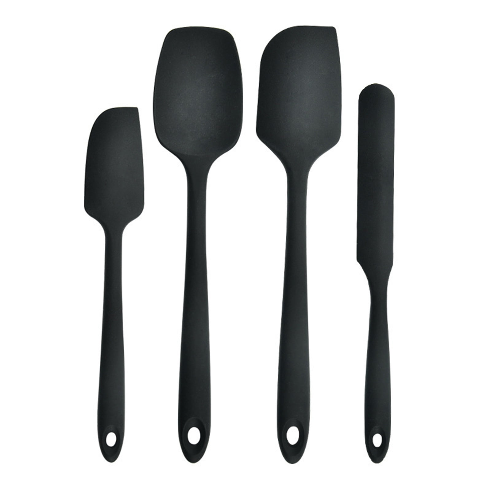 4 PCS Silicone Spatula Set Heat Resistant Design Spatulas Non-Stick ...