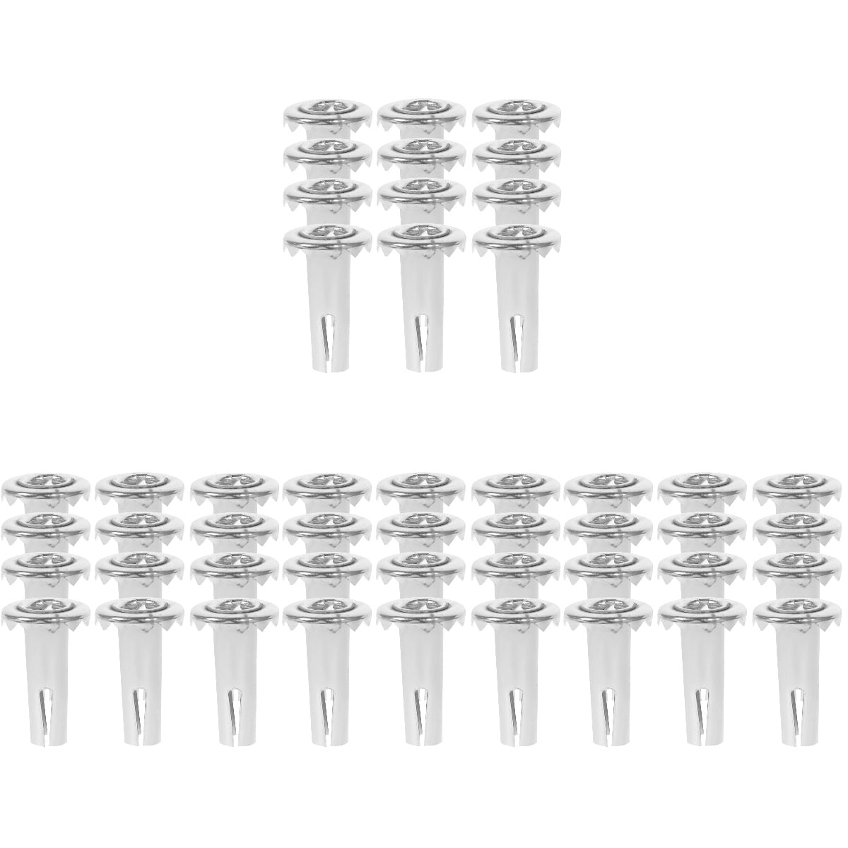 4 PCS Sleeve Inserts for Wood Caster Socket Wheels Casters Silver ...