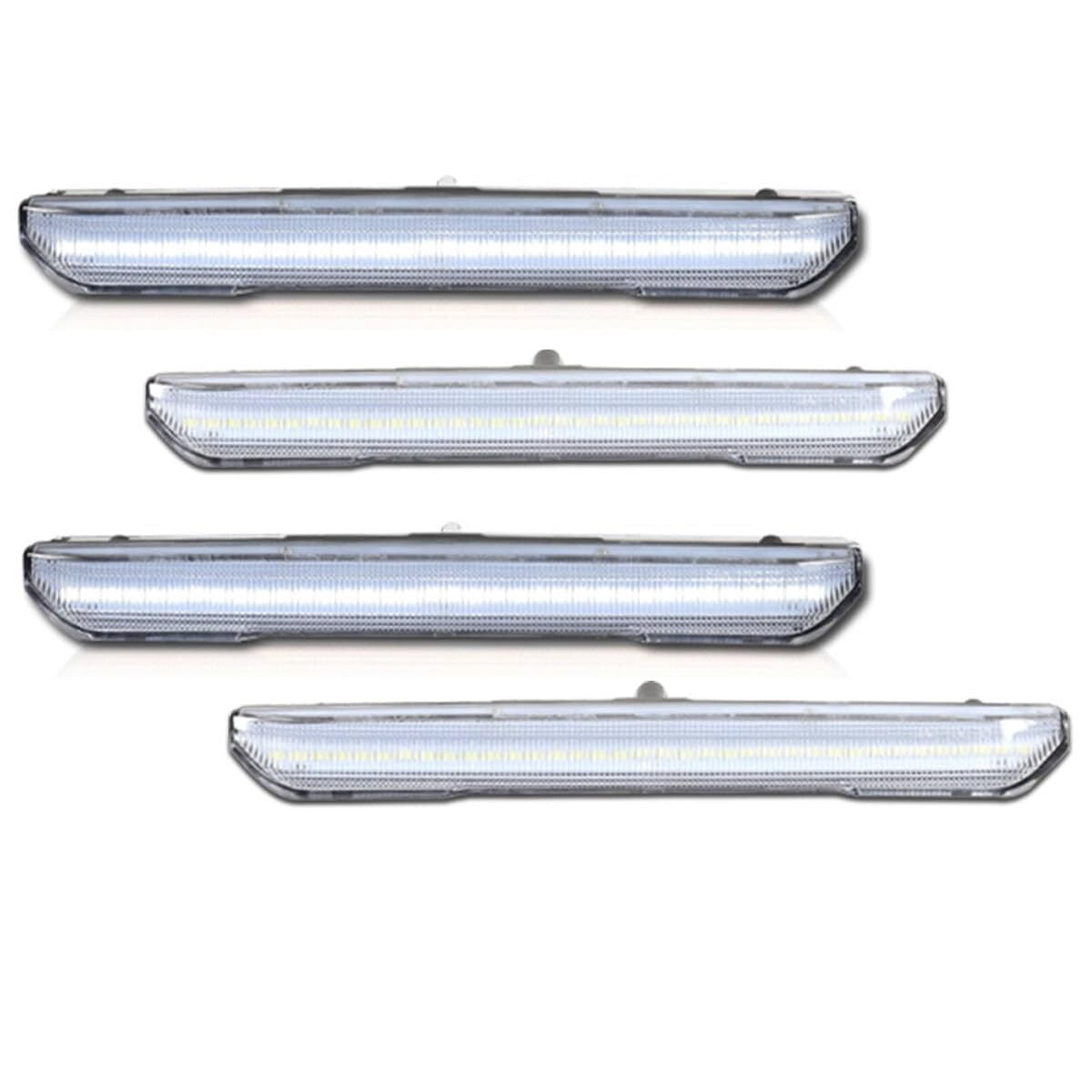 4 PCS Smoked LED Side Marker Light for Sierra 2500HD 3500HD 2020-2024 ...