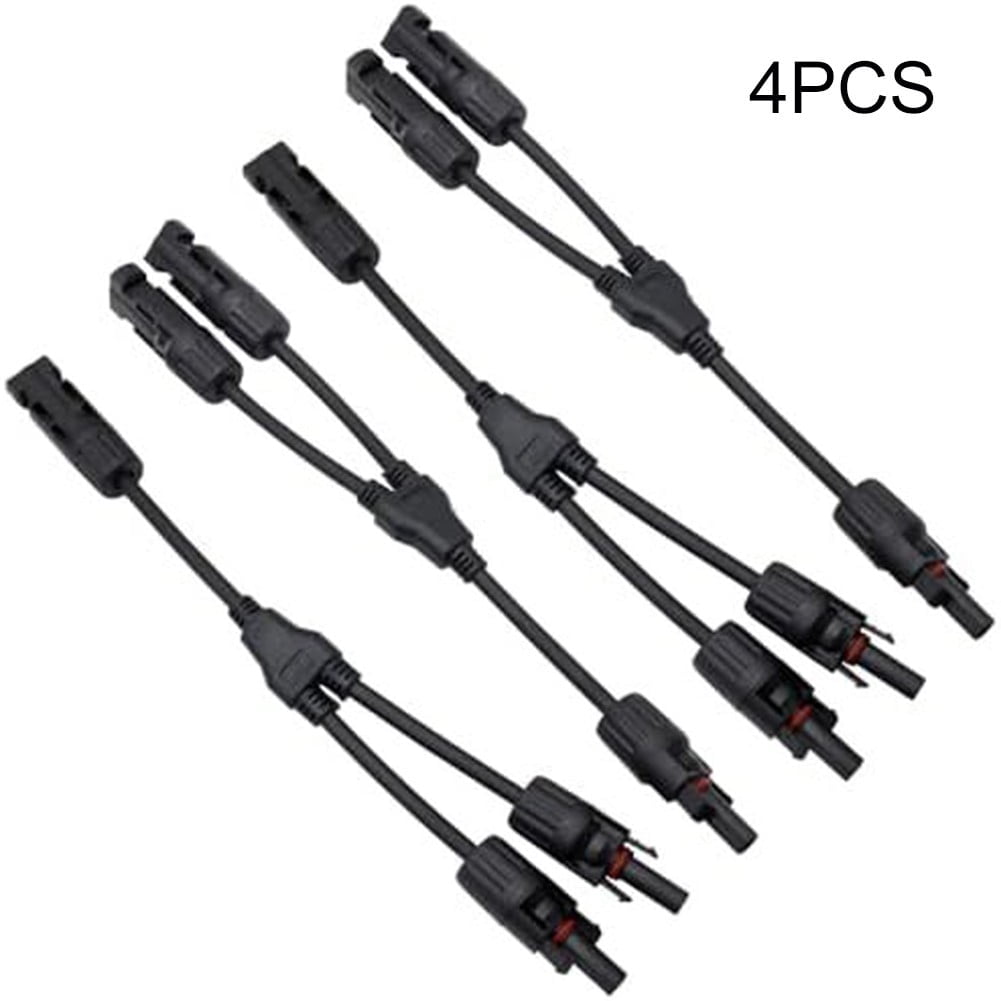 4 PCS Solar Branch Connectors 1000V IP68 Waterproof Y Connector for ...