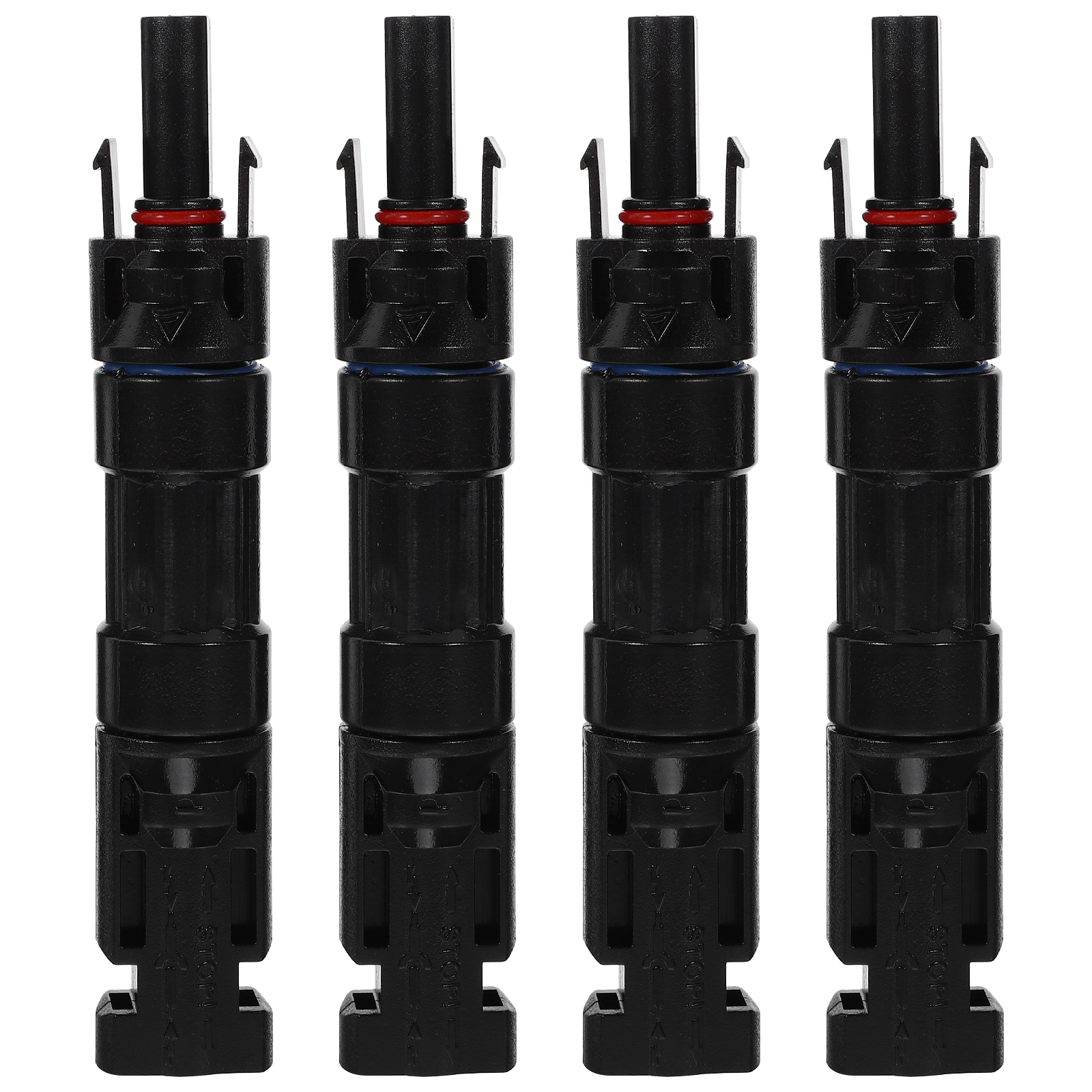4 PCS Solar Panel Cable Connector Plug Connector Cable Connector ...