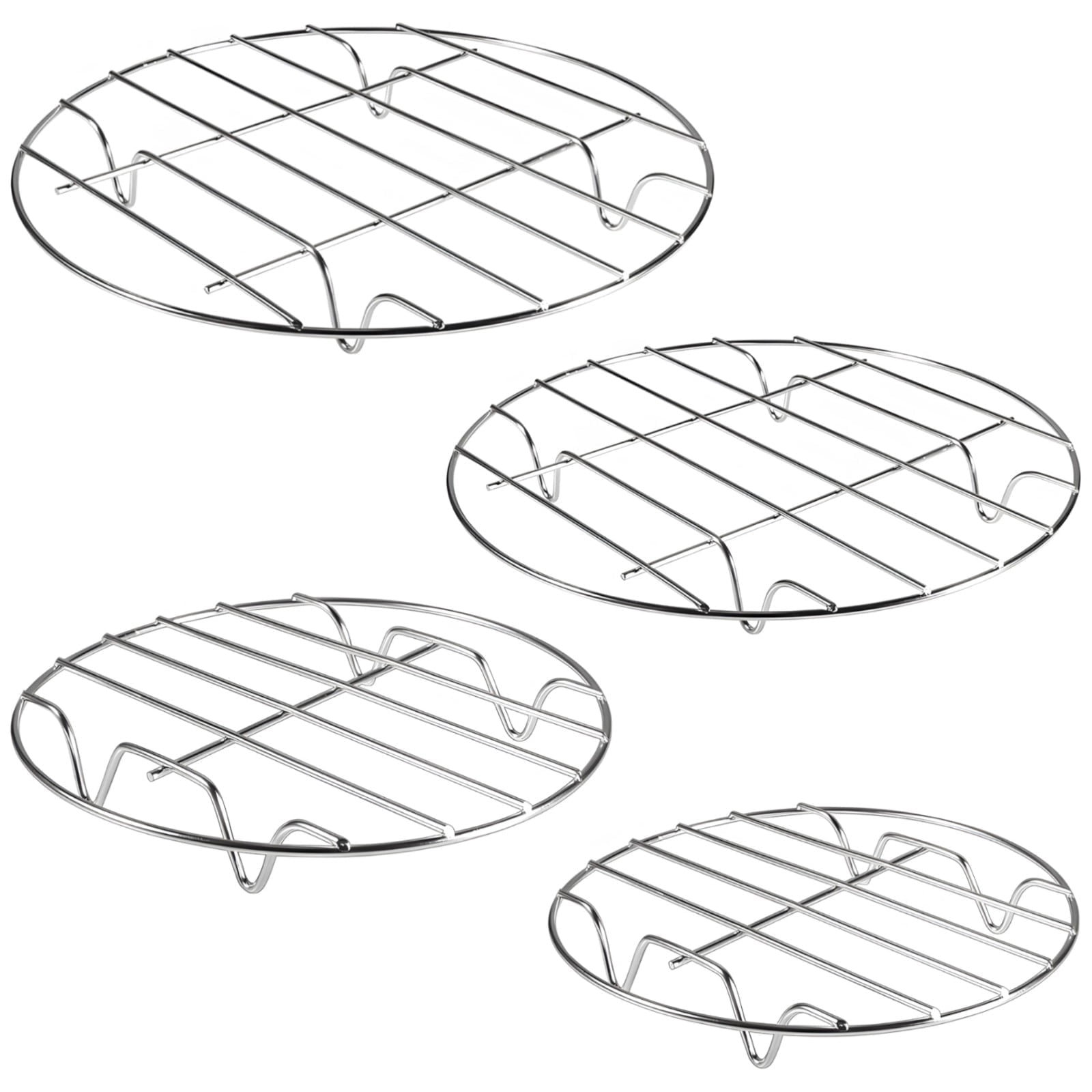 Stainless Steel Round Cooling Racks (7,8,9,10 inch) - Multi-Size Baking ...