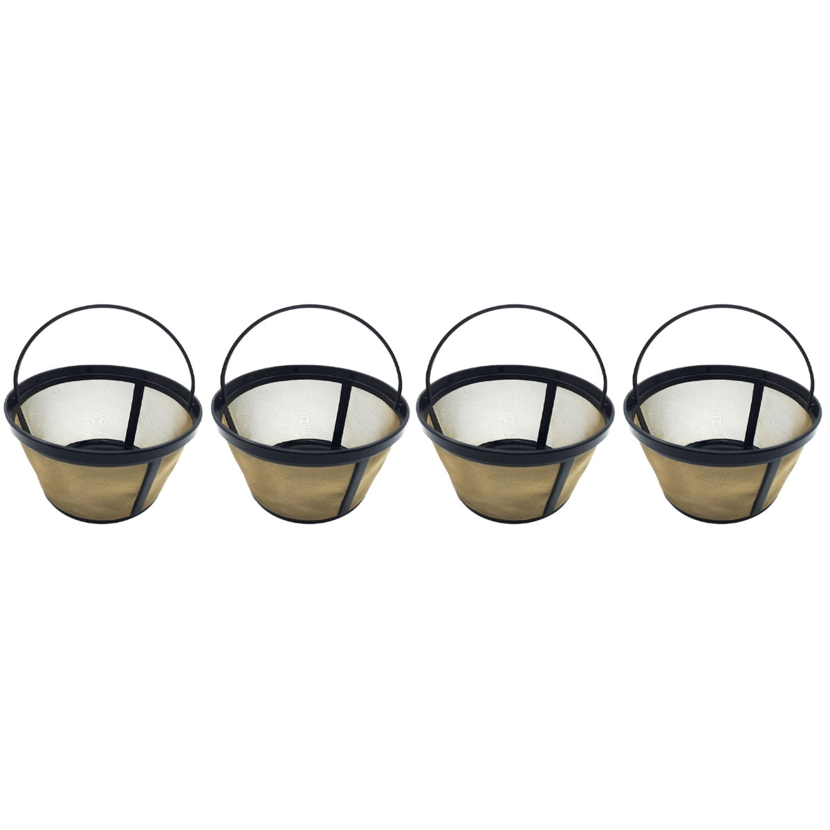 4 PCS Strainer Cone Shape Coffee Filter Reusable Coffee Filter Coffee ...