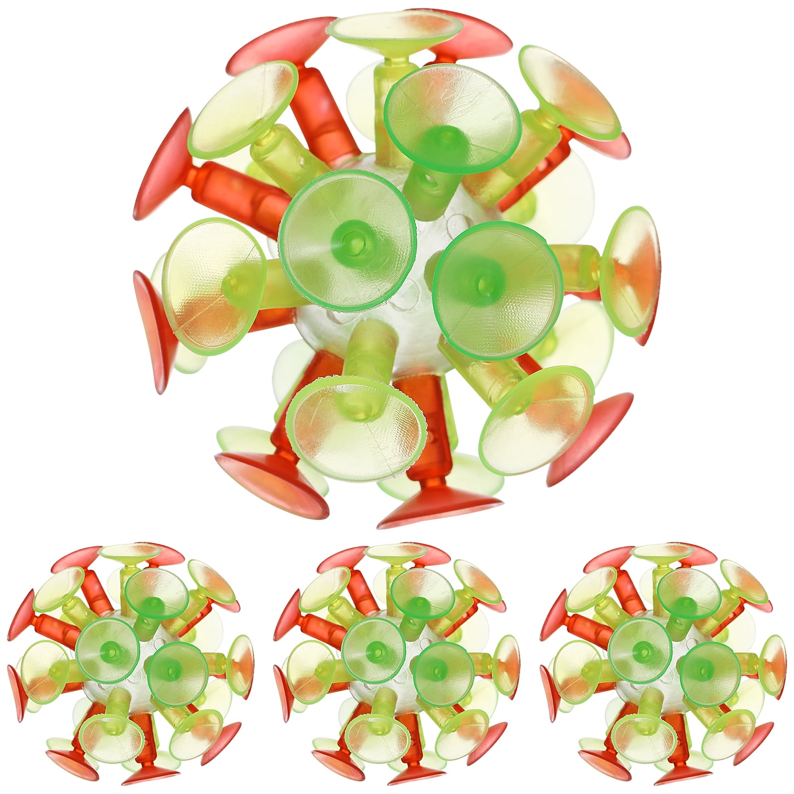 4 PCS Suction Cups Toy Suction Cup Bounce Ball Travel 4PCS - Walmart.com