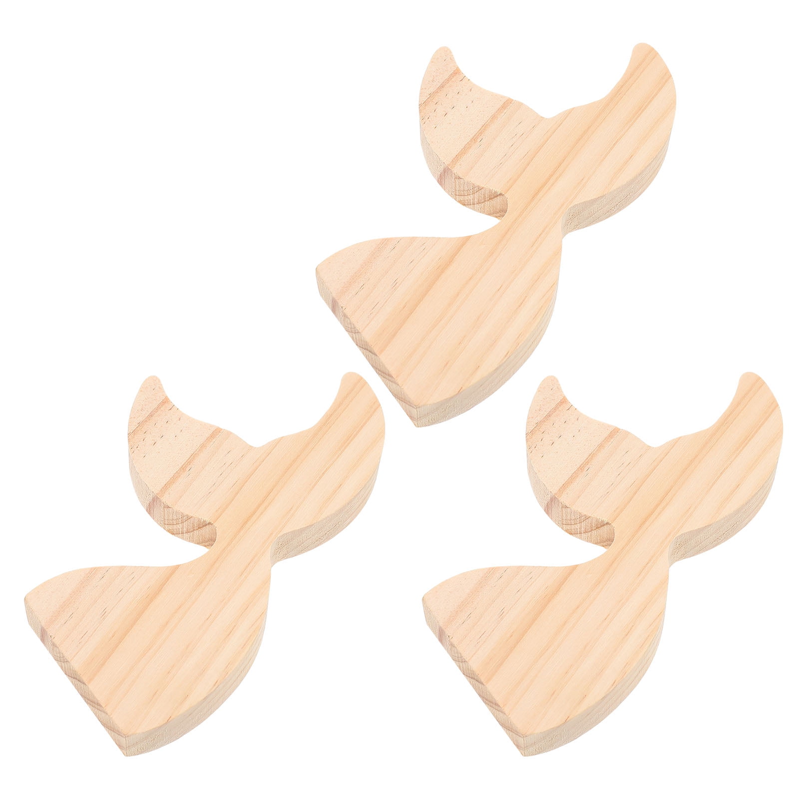 4 PCS Surfboard Fishtail Wood Block Ornaments Fun Miniature - Walmart.com