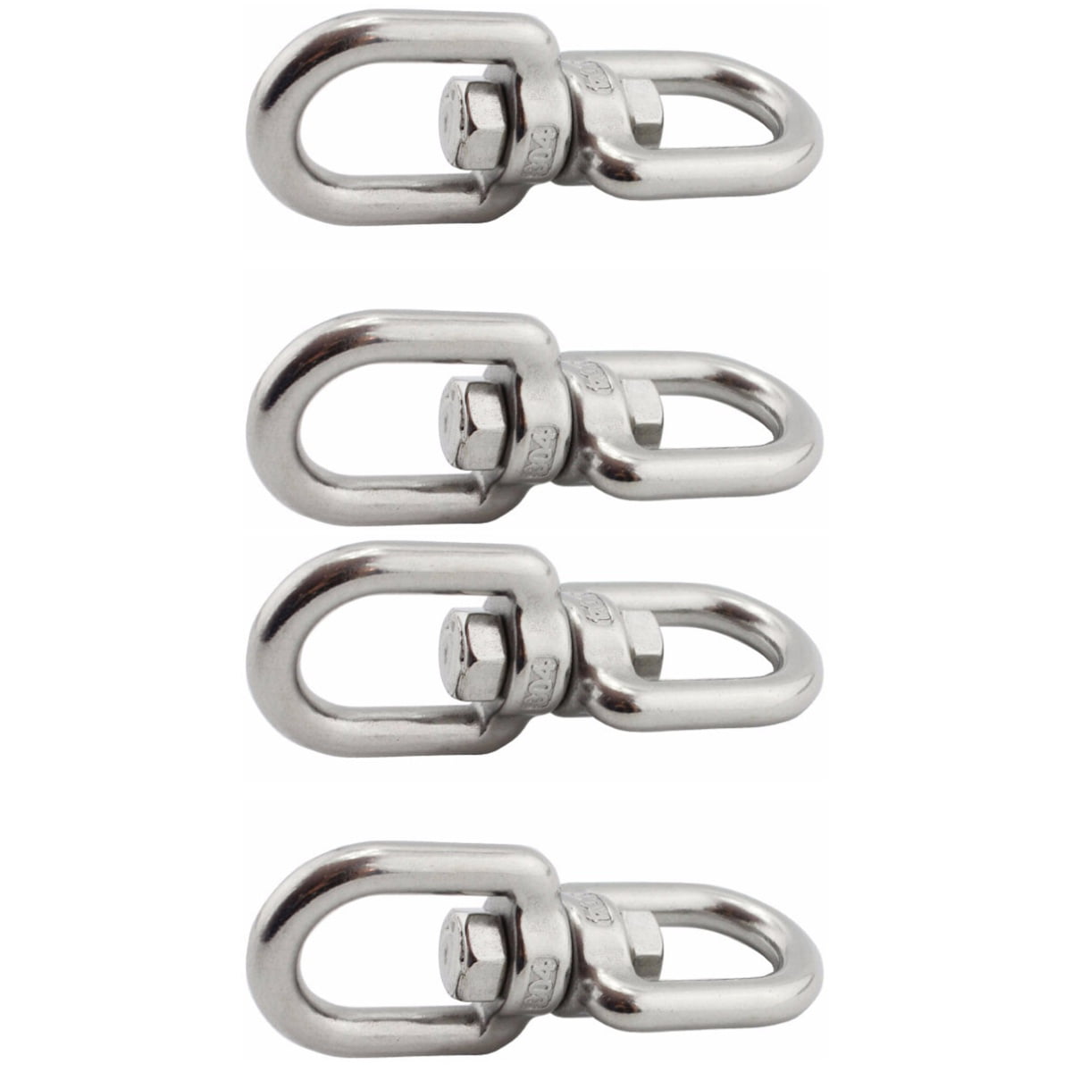 4 PCS Swivel Hook Pulley Spinner Wind Chime Hooks Retractable Plant ...