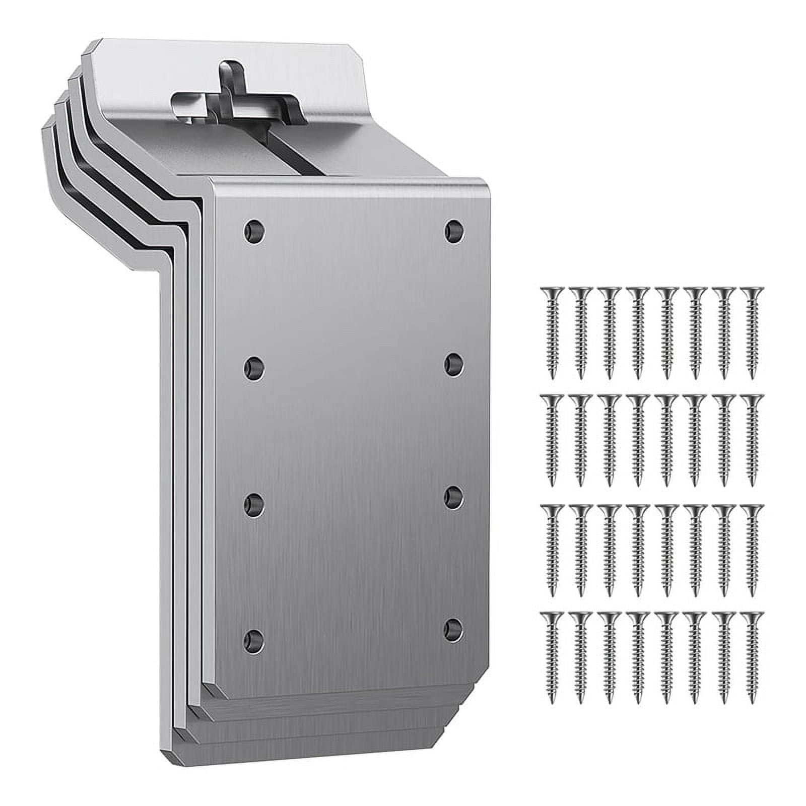 4 PCS T Post Bracket, 3 Inch T Post Target Hanger, Birdhouse/Mailbox ...