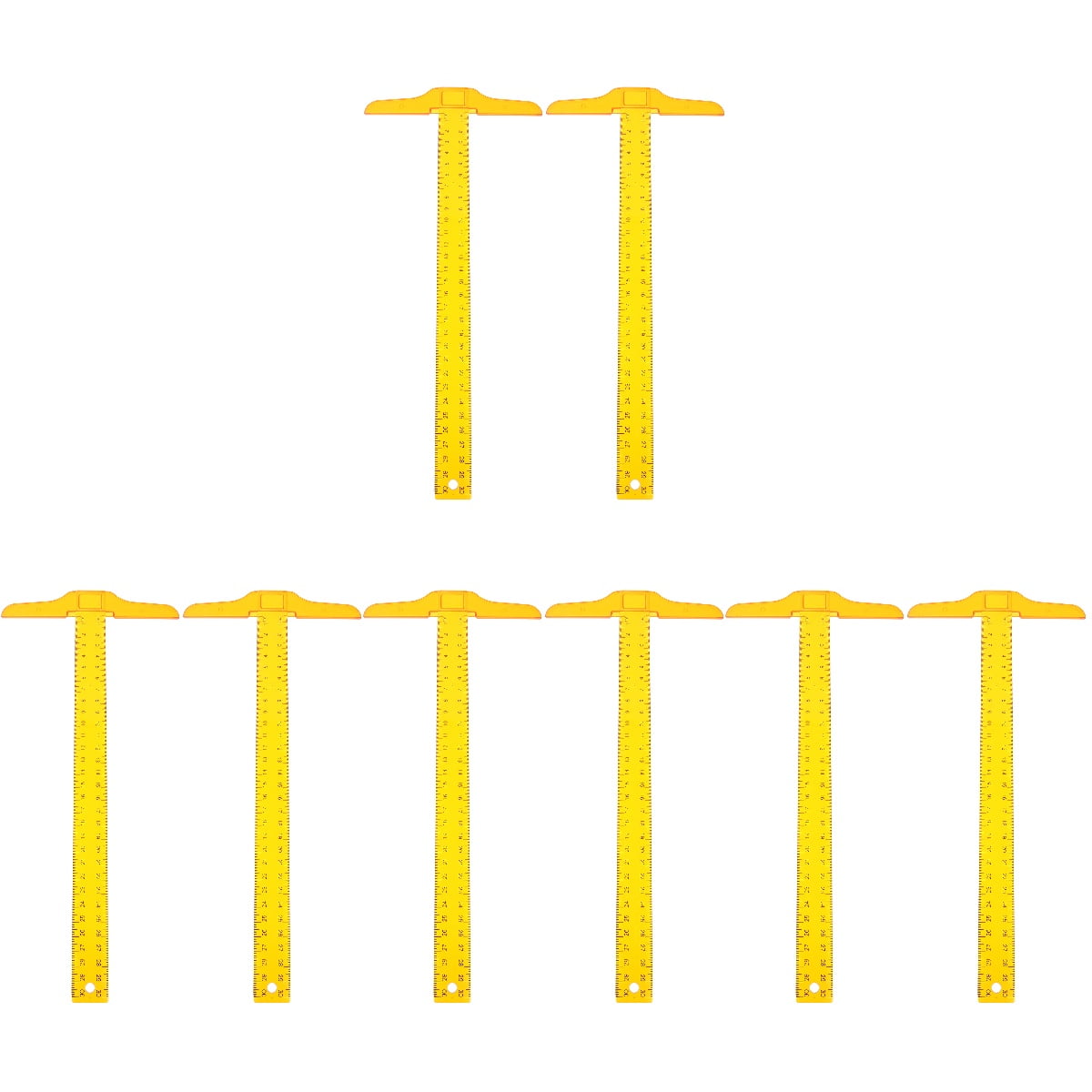 4 PCS T-square Tape Measure Measuring Combination Ruler Student ...