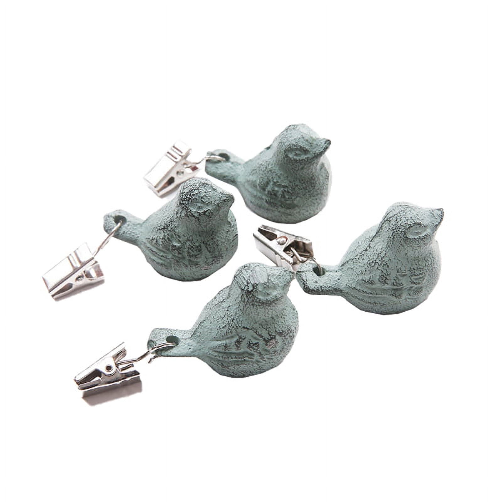 4 PCS Table Cloth Weights Antique Cast Iron Bird Weights for Tables ...