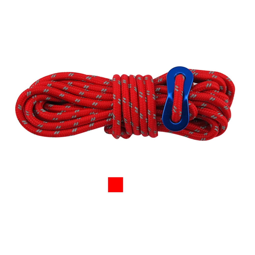 LEORX Reflective Tent Rope for Camping with Polyester Nylon Guy Lines ...