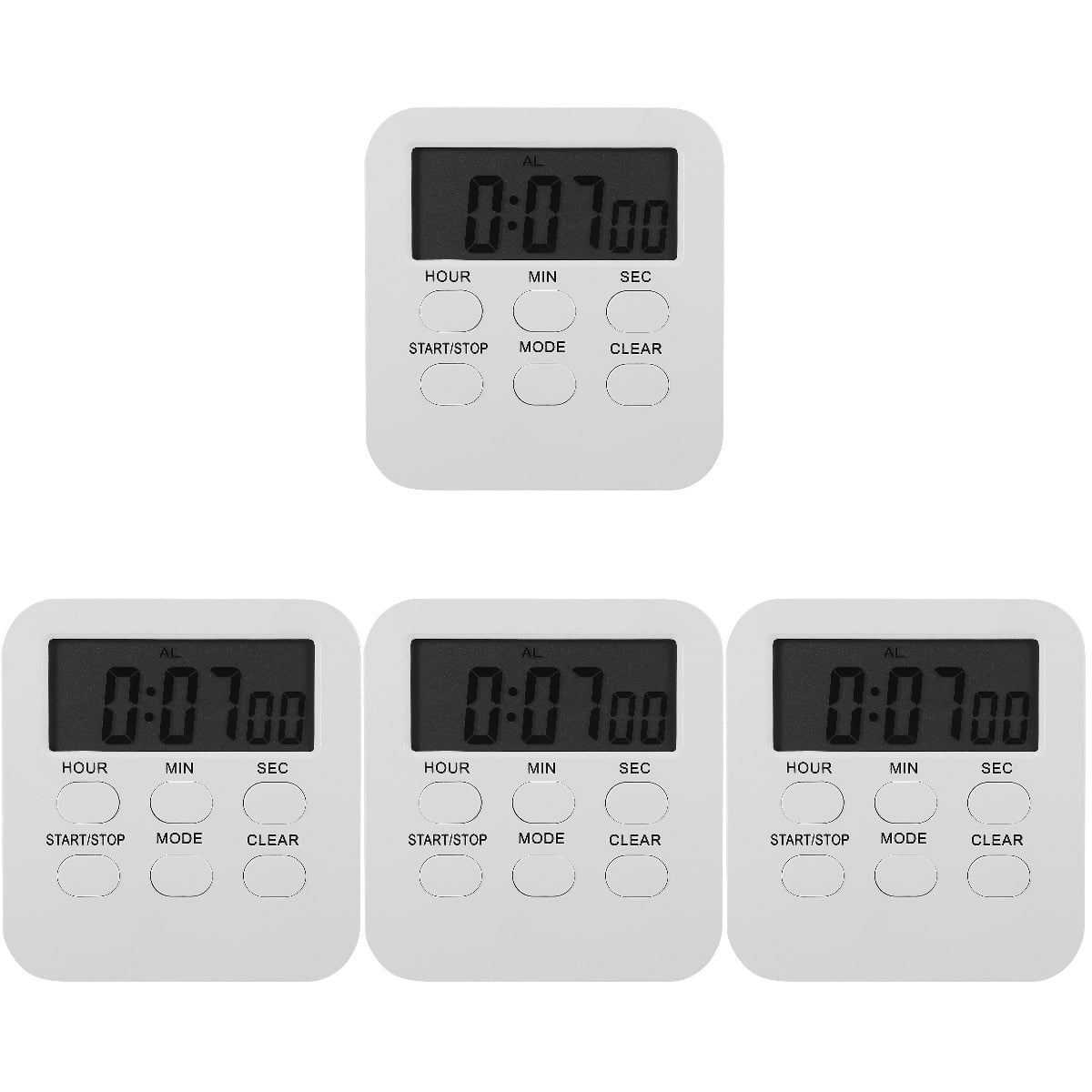 4 PCS Timer Timer Clocks Cooking Timer Work Timer Kid Timer Kitchen Timer Digital Timer Timers ...