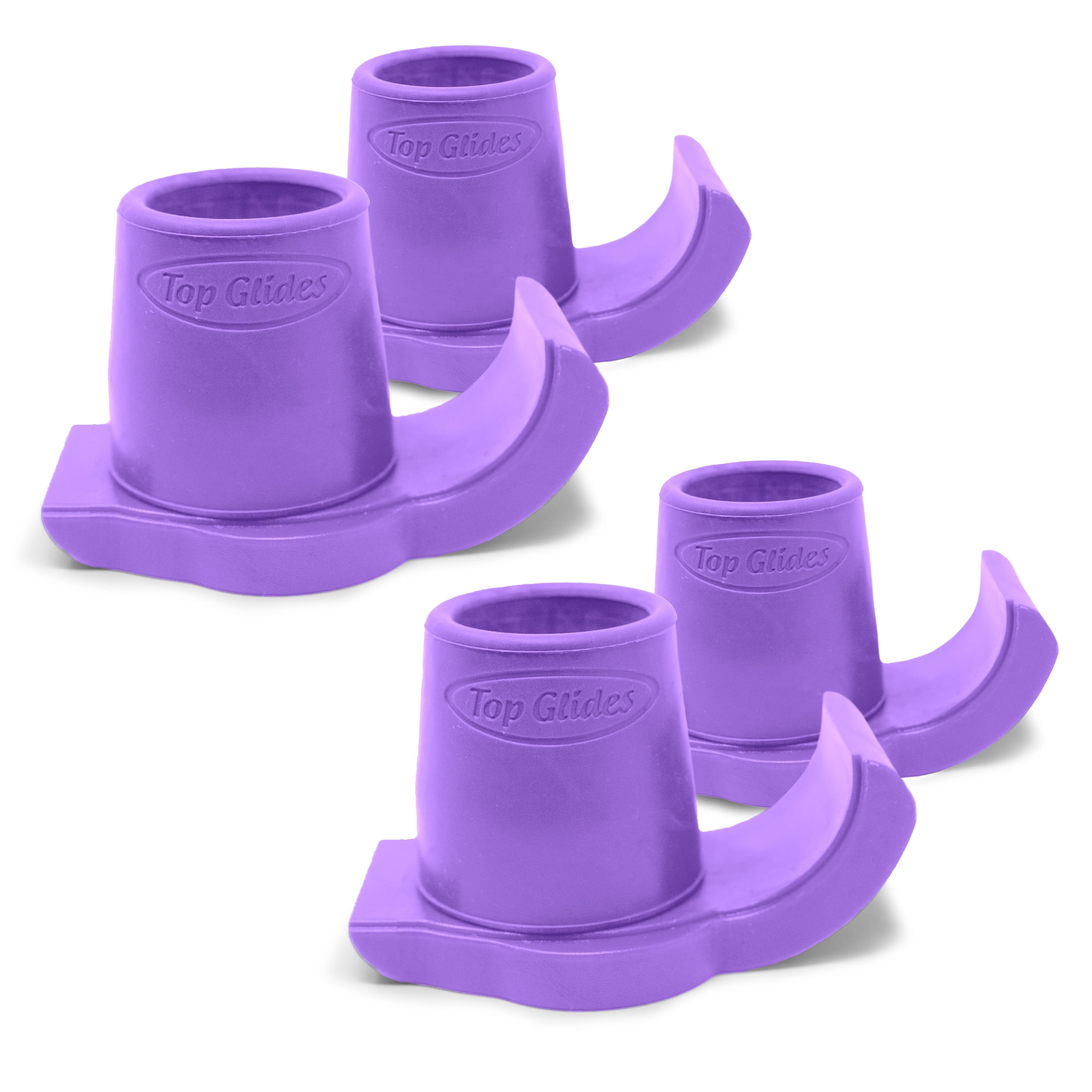 Top Glides, Heavy Duty Walker Glides, 2 Pairs, Purple - Walmart.com