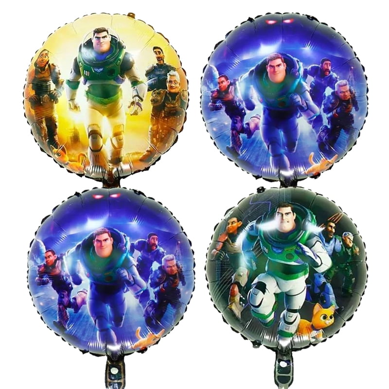 4 PCS Toy Story Balloons Birthday Party Balloon Buzz Lightyear Balloon ...