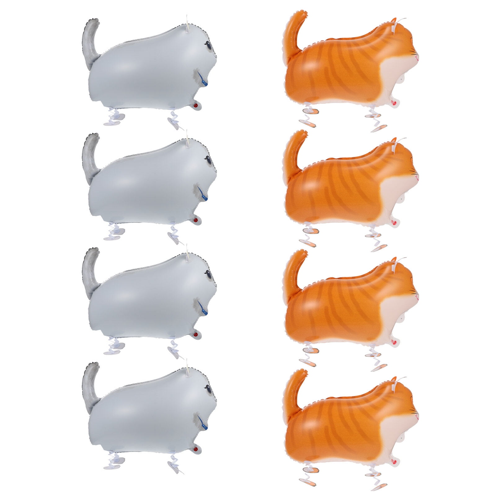 4 PCS Walker Balloons Cat Pin Cat Balloon Creative Balloons Child ...