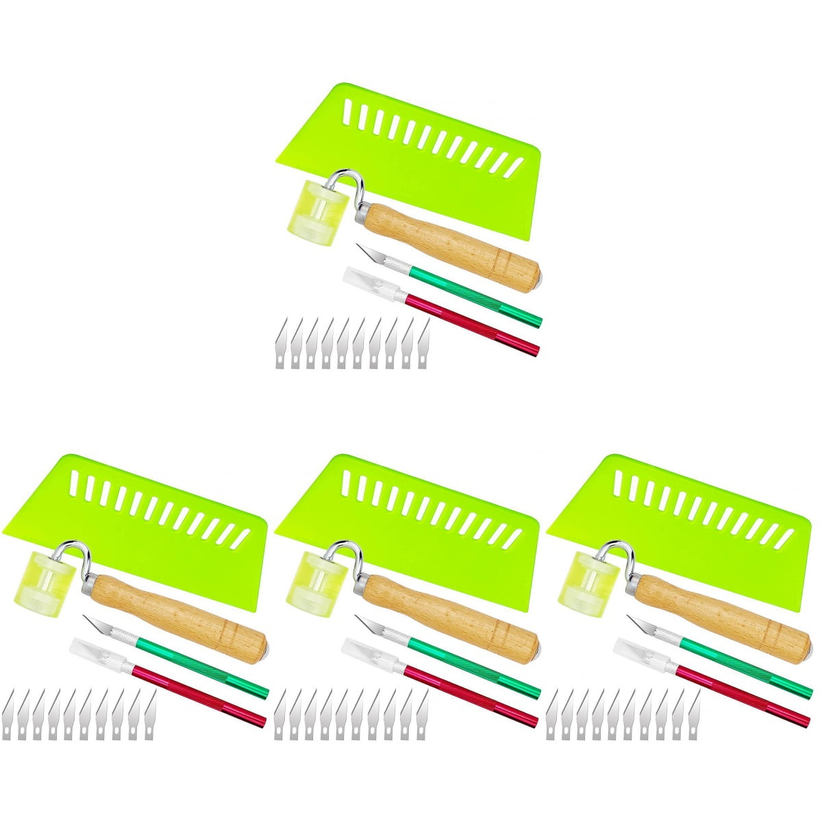 4 PCS Wallpaper Tools for Peel and Stick Squeegee Headlight Stickers ...
