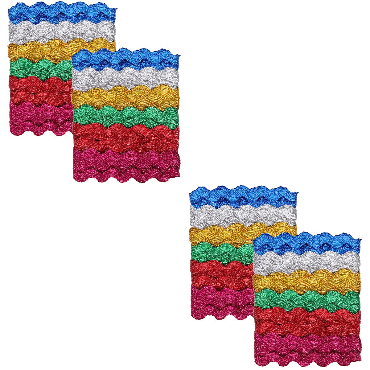 4 PCS Wavy Trim Ribbon Clothes Dress Trims Party Dress Ribbon Decors ...