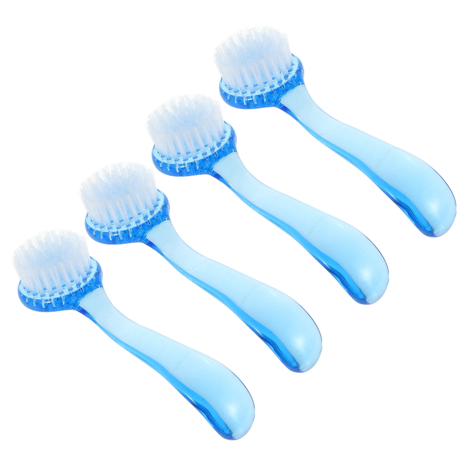 4 PCS Wet Bristle Face Exfoliating Brush Handle Scrubber Cleaner Man ...