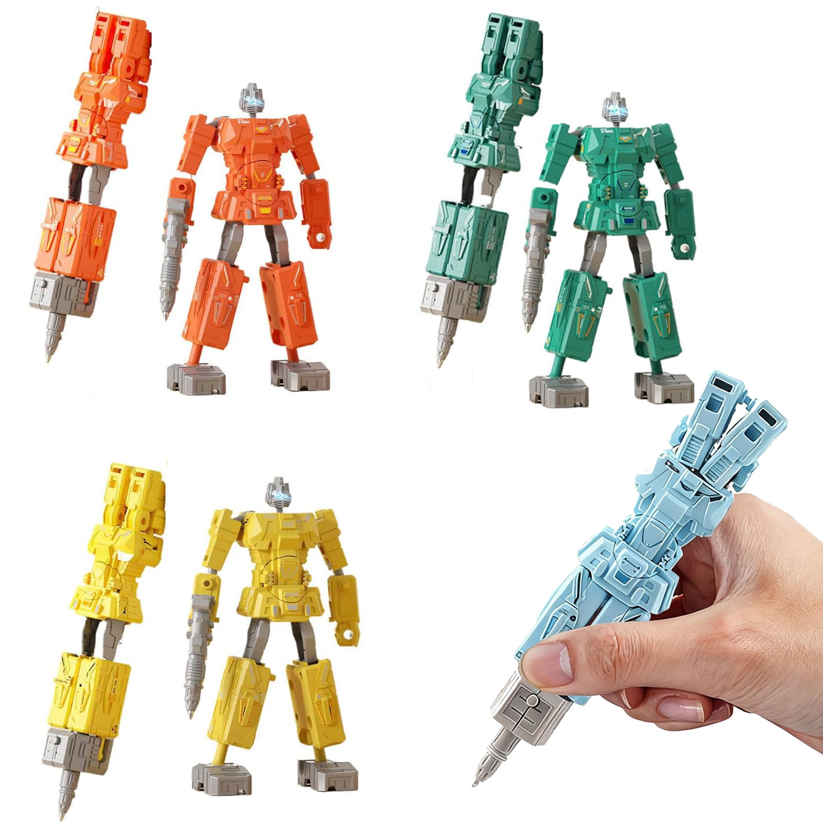 4 PCS transformer pen Robot pen, robot shaped ballpoint pen,transformer ...
