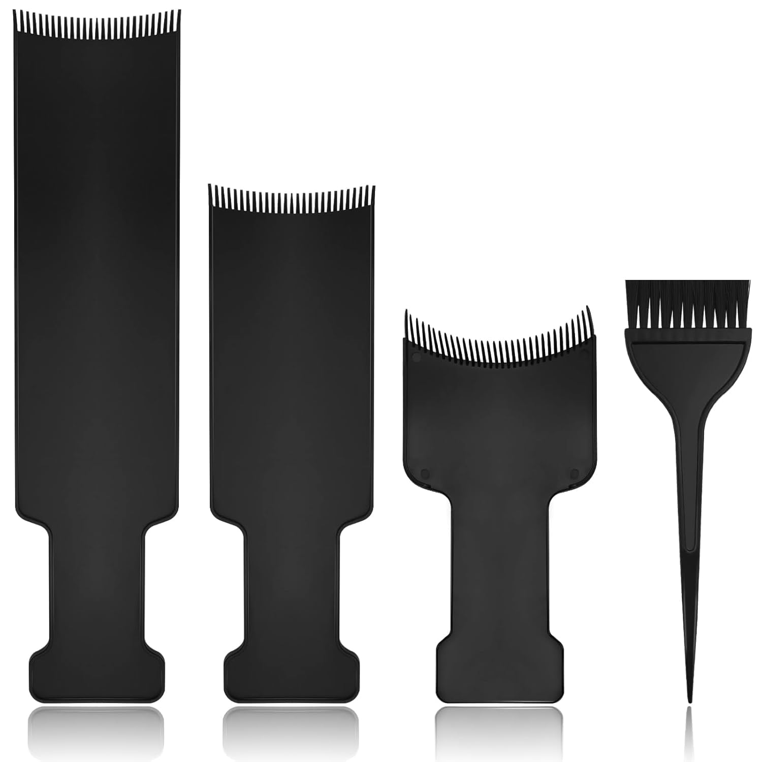 4 PCSHighlighting Board And Highlighting Brush Kit, 1 Hair Dye Brush ...