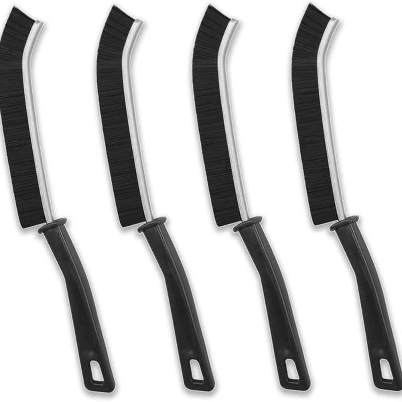 4 PCs Hard Bristle Crevice Cleaning Brush, Small Cleaning Brushes ...