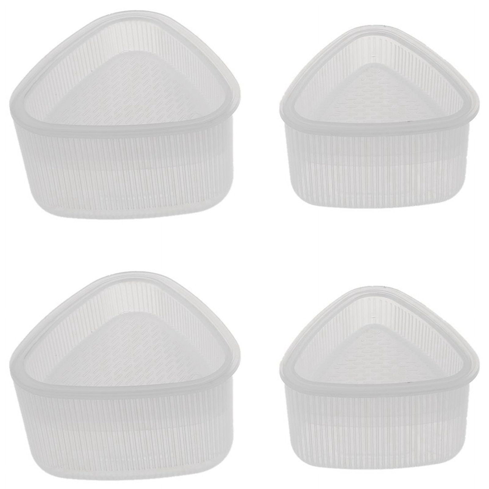 4 PCs Triangular Form Sushi Mold Onigiri Rice Ball Frame Food Mould ...