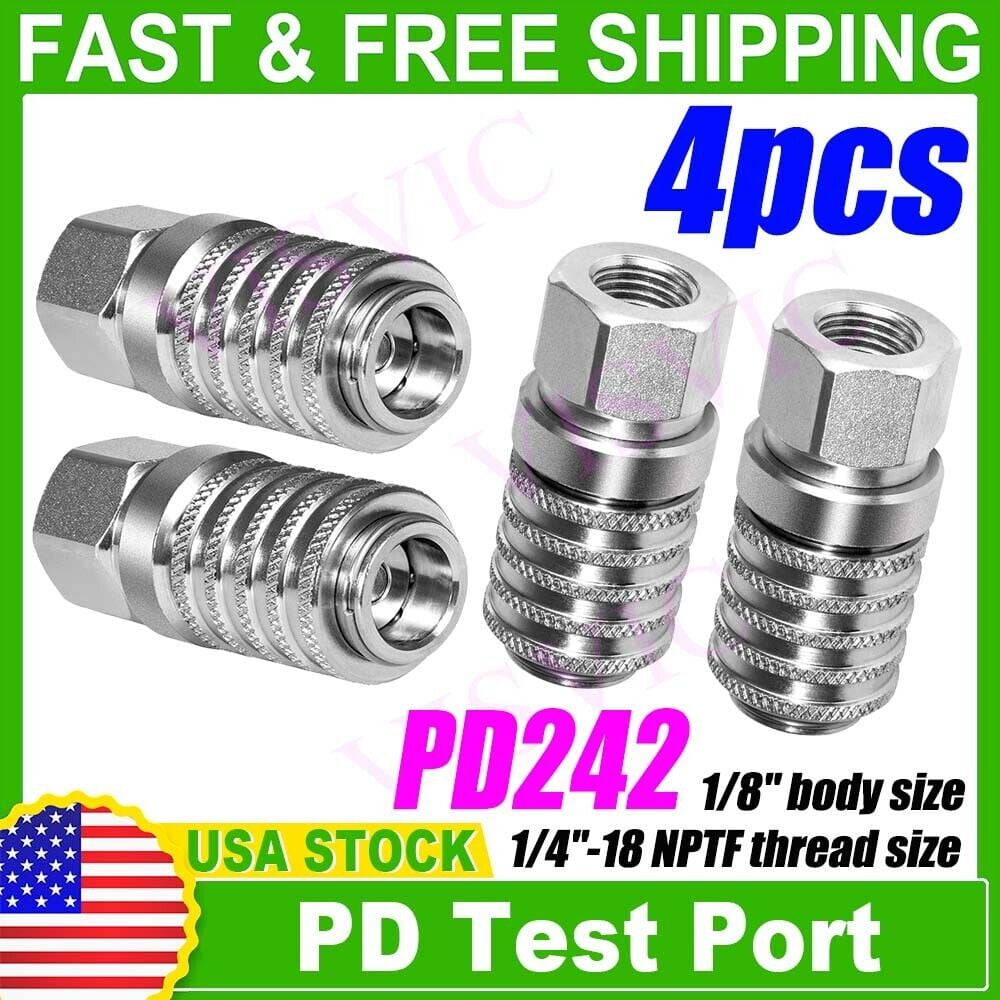 4* PD242 Series PD Steel Test Port and Diagnostic Equipment Quick ...