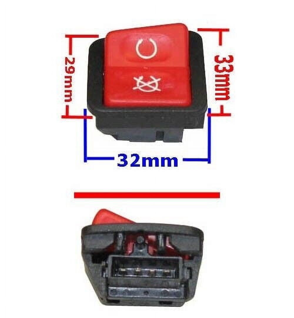 4 PIN Scooter Moped Kill Switch GY6 50 125 150 200cc SW24 - Walmart.com