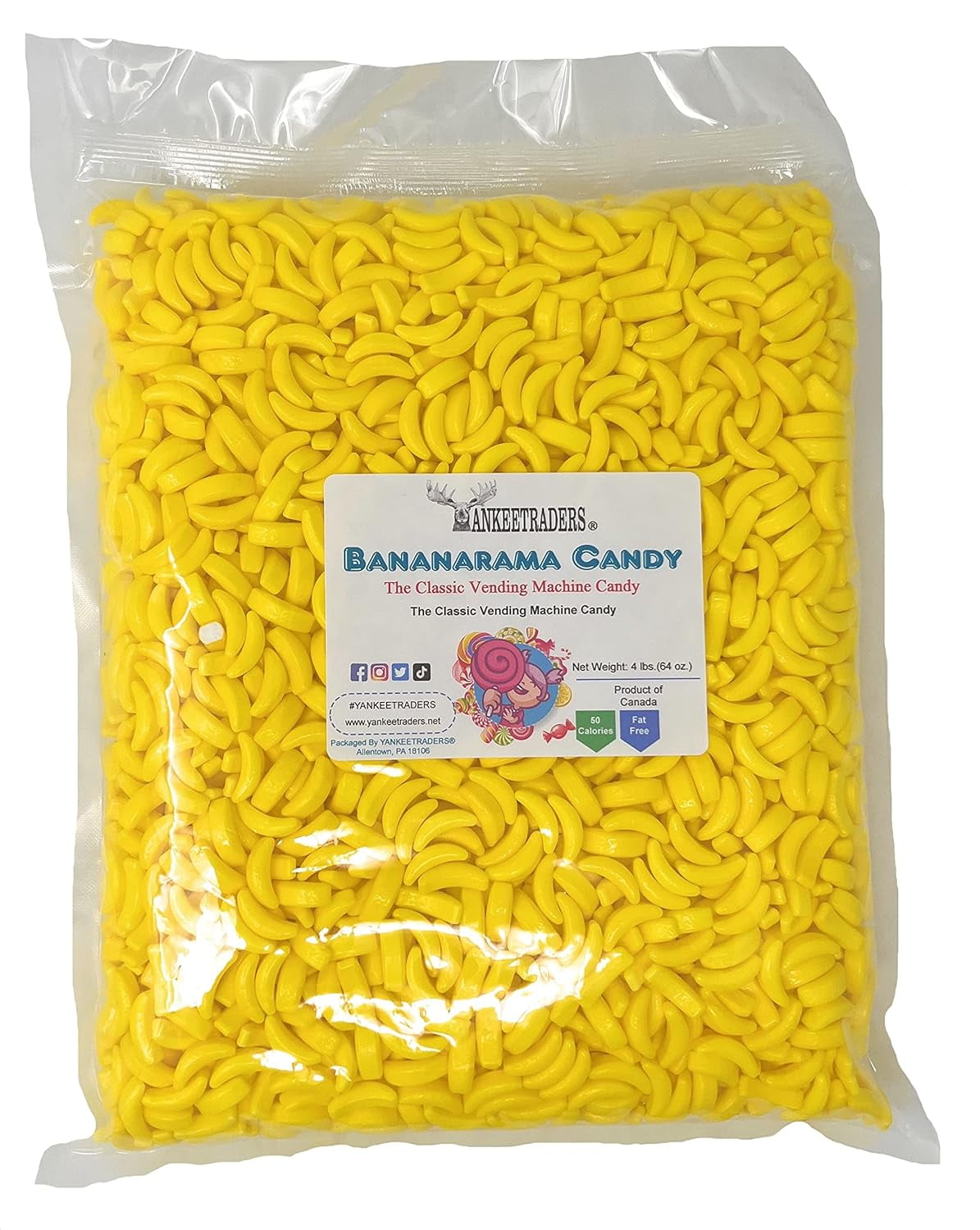 4 POUNDS BANANARAMA CANDY BULK RUNTS BANANA HEADS - Walmart.com